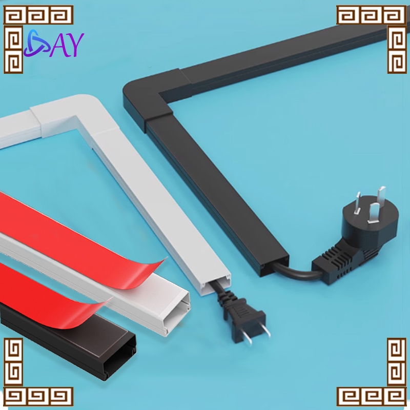 Trunking PVC 20x10MM Electric Pipe Wiring Cable Duct Floor Wall Cable ...