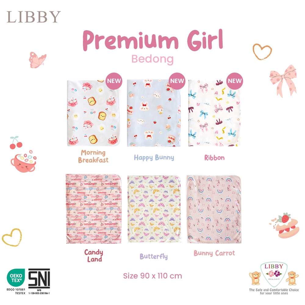 LIBBY Baby Girl Premium Motif Swaddle (1 pcs) | Shopee Malaysia