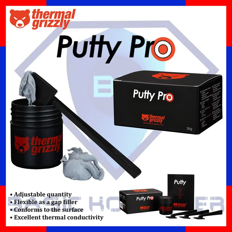 Thermal GRIZZLY Putty PRO Thermal Putty 30 Grams | Shopee Malaysia