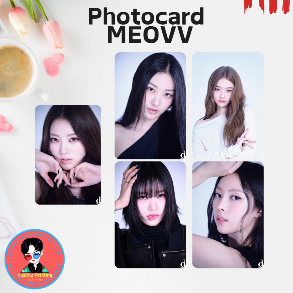 (ONE) Premium Photocard MEOVV Kpop Group - Ella Gawon Sooin Anna Narin ...