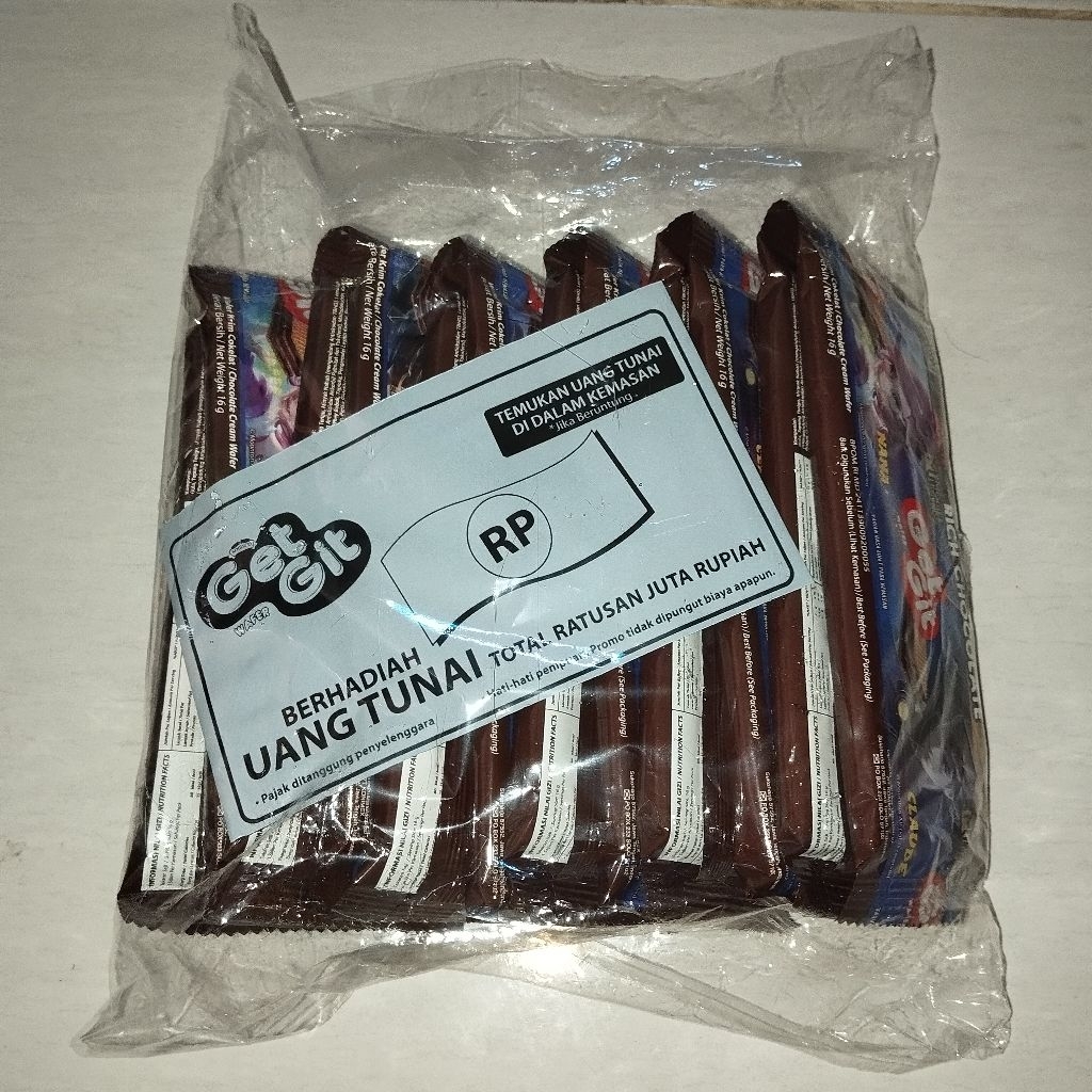 GET GIT WAFER RICH CHOCOLATE CONTENTS 12 PCS | Shopee Malaysia