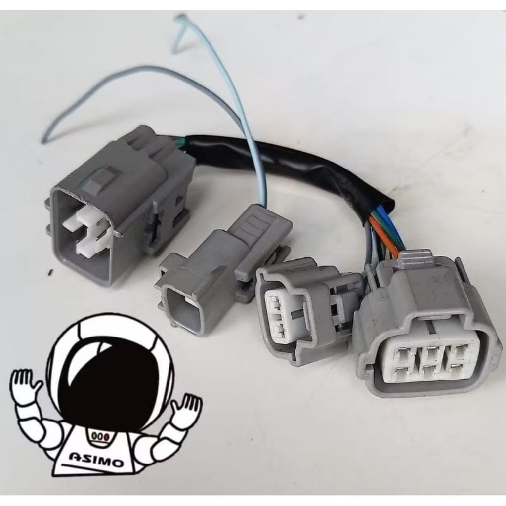 8 to 6 pin socket Original Toyota fortuner GR VRZ 2021-2024 to Lagender ...