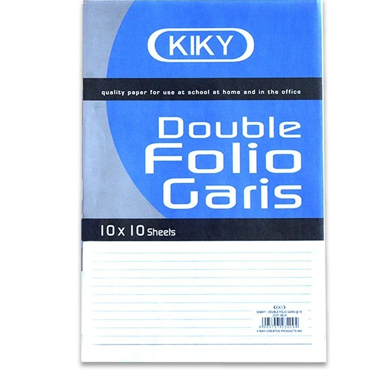 KIKY Double Folio Striped Paper 100 Sheets | Shopee Malaysia