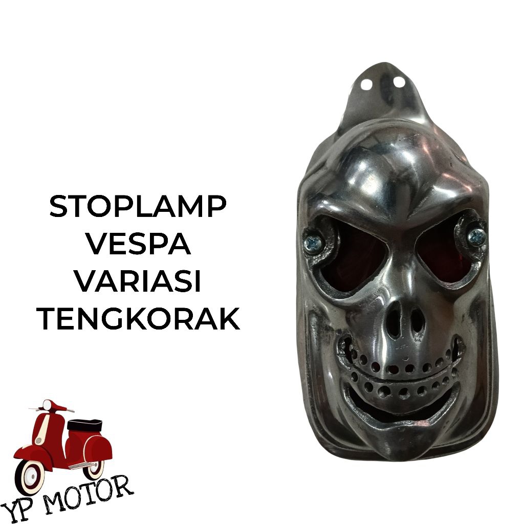 Vespa Super Sprint PX Excel Stop Lamp Skull Model Spare Parts ...