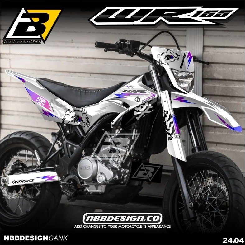 Yamaha WR 155 R Supermoto Surex Full body Sticker Decal, Free Custom ...