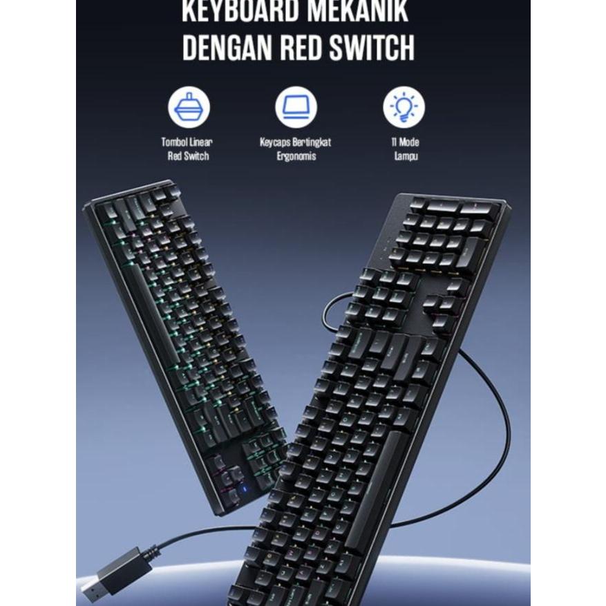 GAMEN TITAN 8 Keyboard Mechanical Gaming Keyboard 104 Key Layout ...