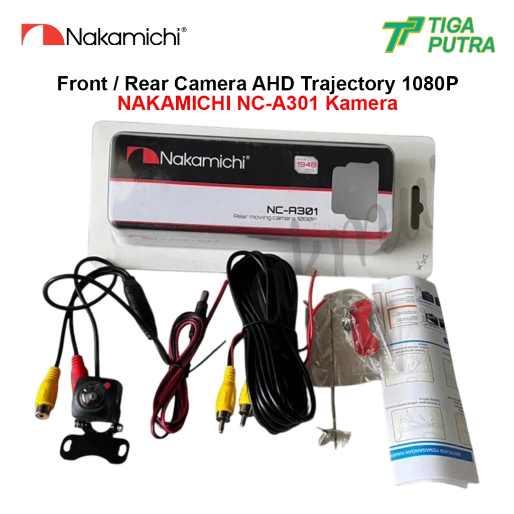 Front / Rear Camera AHD Trajectory 1080P NAKAMICHI NC-A301 Camera ...