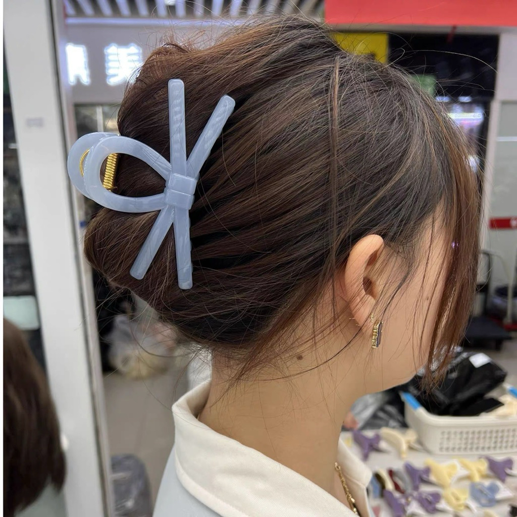 SHARON - Korean Premium Ribbon Hair Clips | Beautiful Unique Korean ...