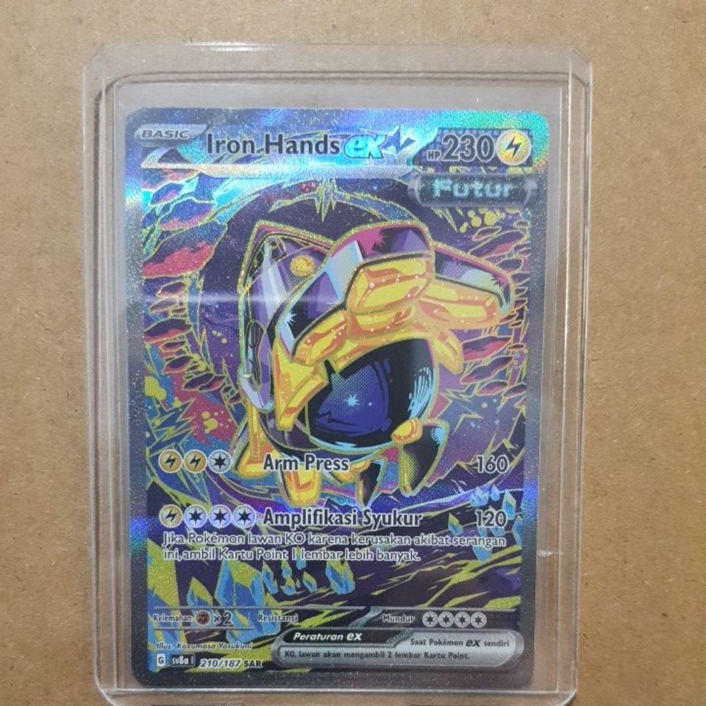 Iron Hands EX TCG POKEMON / INDONESIAN POKEMON CARD | Shopee Malaysia