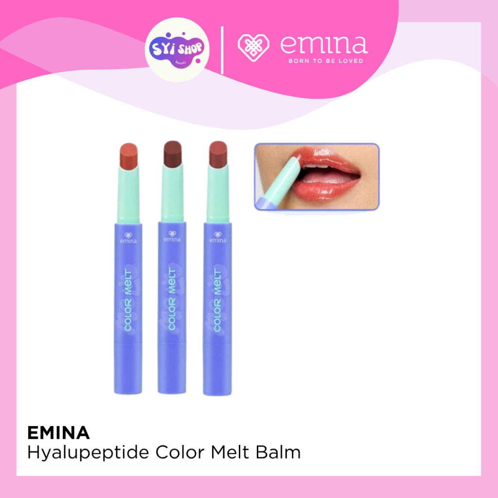 [ORIGINAL] Emina Hyalucera Color Melt Balm | Natural Color Lip Balm ...