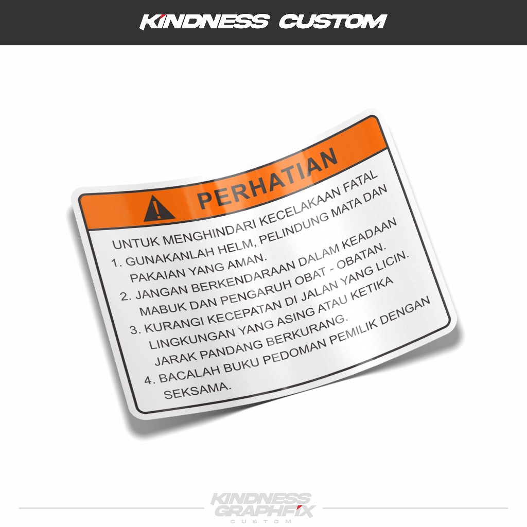 Suzuki tank attention sticker | Shopee Malaysia