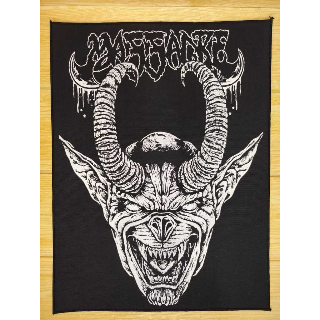 MASSACRE Embossed Screen Printed Backpatch (30 X 40 CM) | Shopee Malaysia