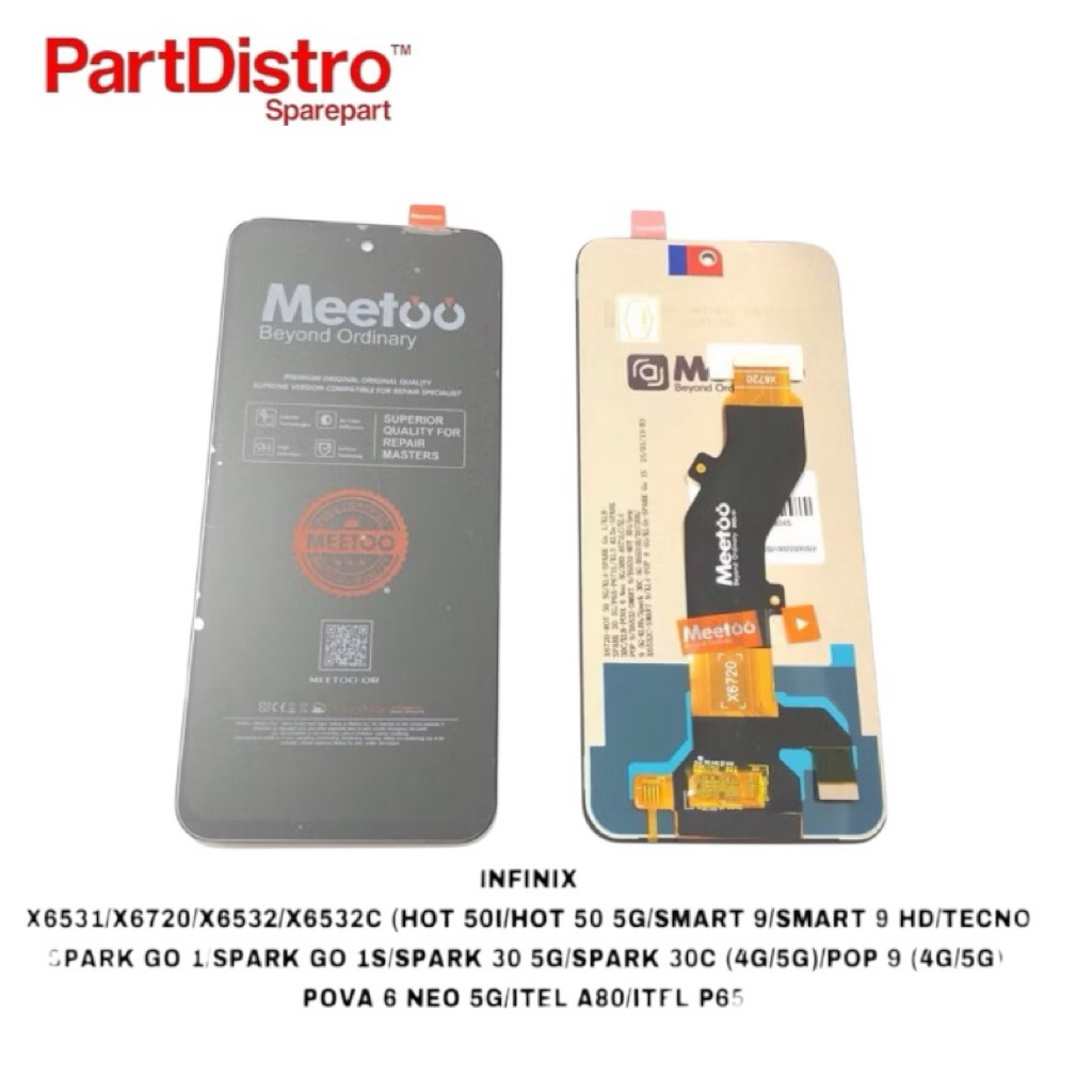 LCD TS INFINIX X6531 / X6720 / X6532 / X6532C HOT 50i/HOT 50 5G / SMART ...