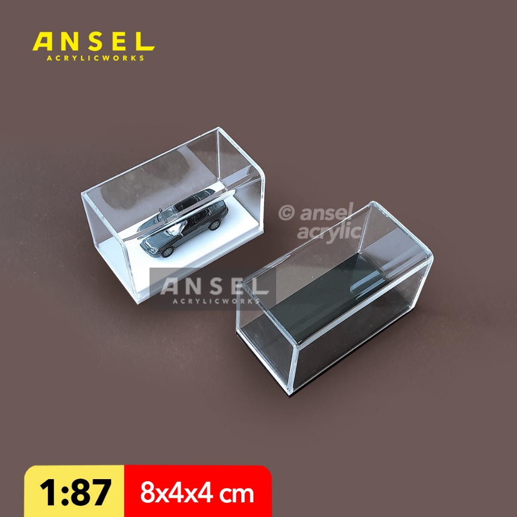 Ansel Display Diecast Acrylic Box / Acrylic Car Box scale 1:87 / 8x4x4 ...