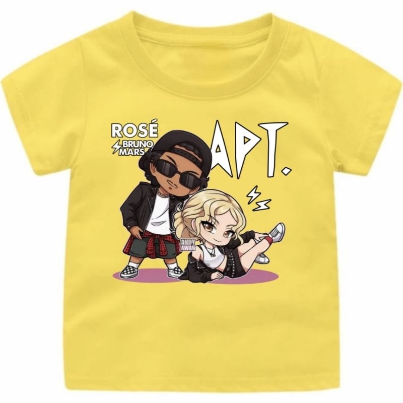 Apt ROSE BRUNO MARS T-shirt for girls and boys for children and adults ...