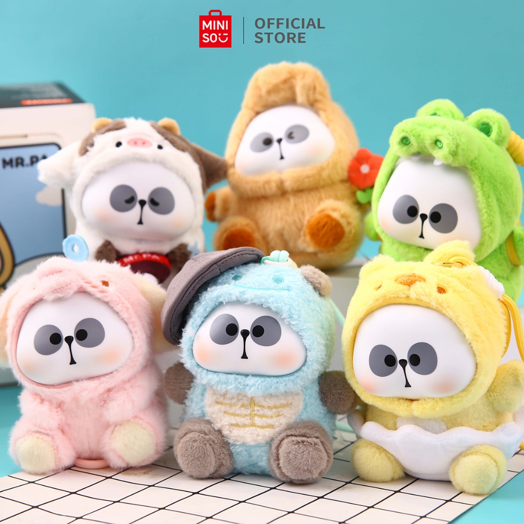 GANTUNGAN Miniso Keychain Blind Box MR.PA Poop Animal Co Bag Hanger ...