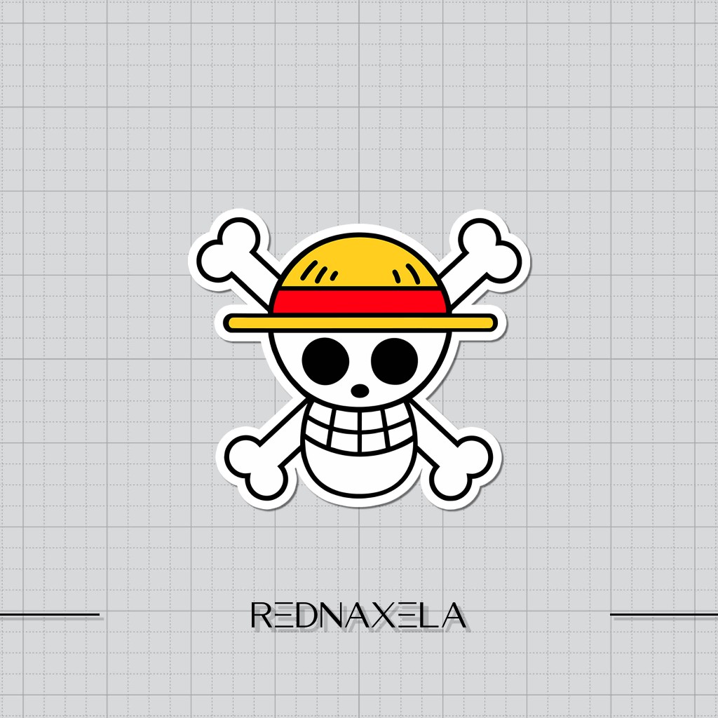 Mugiwara Vinyl Sticker Outdoor Suitcase Sticker Waterproof Sticker ...