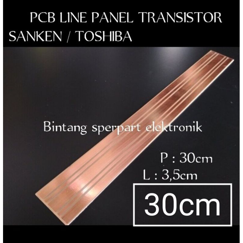 30cm LINE PCB SANKEN TOSHIBA TRANSISTOR SANKEN LINE PCB TOSHIBA LINE ...