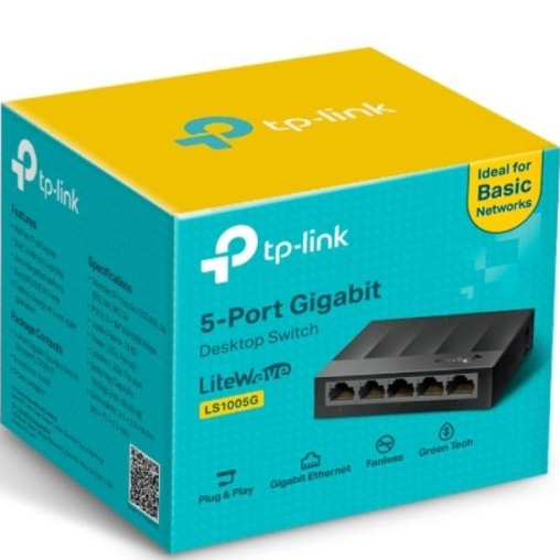 Tp-link LS1005G 5-Port Gigabit Desktop Switch tplink TL-LS1005G ...