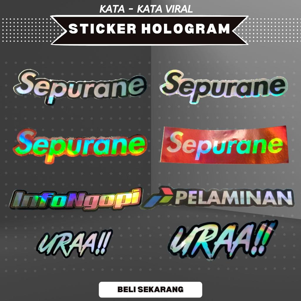 Viral Hologram Sticker Sepurane-Coffee Information- Pelaminan-Ura ...