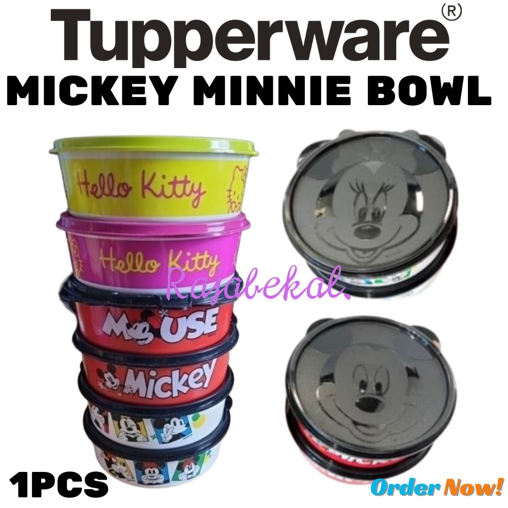 Tupperware Large Deep Bowl 700ml Mickey Minnie Bowl 1pcs | Shopee Malaysia
