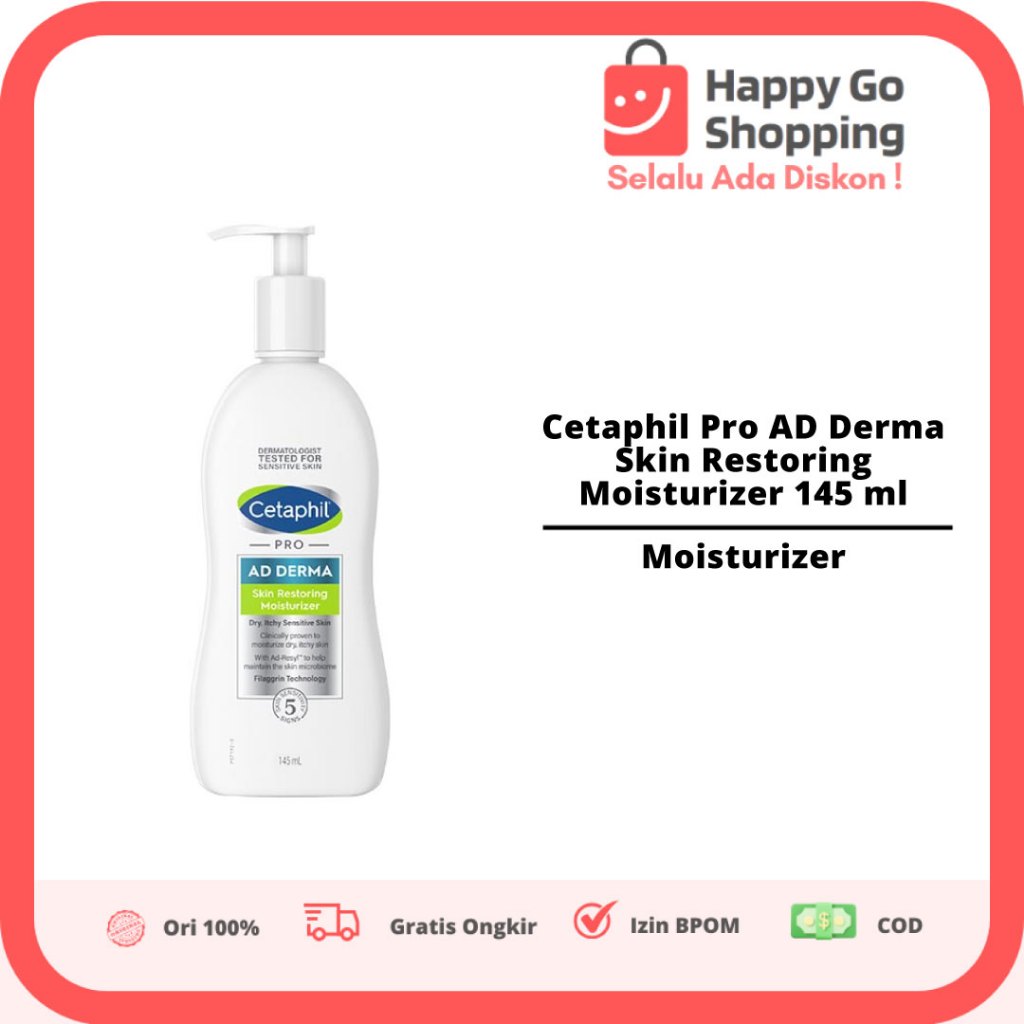 Cetaphil Pro AD Derma Skin Restoring Moisturizer 145 ml - Moisturizer ...