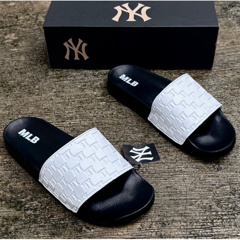 Slop SANDALS NY mlb || Men's slip-on sandals/PREMIUM QUALITY ...