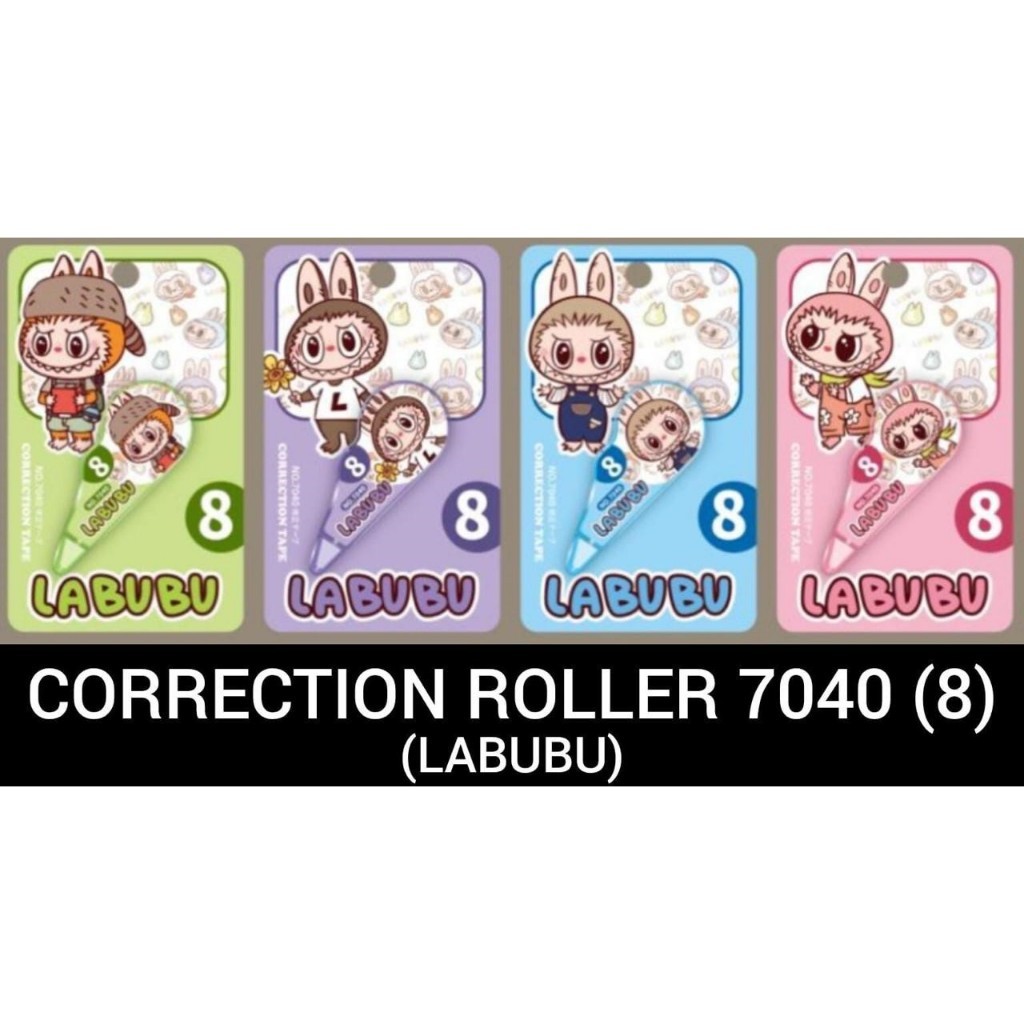Tipex ROLL/correction tape/tip-ex paper/type-x cute small characters 8m ...