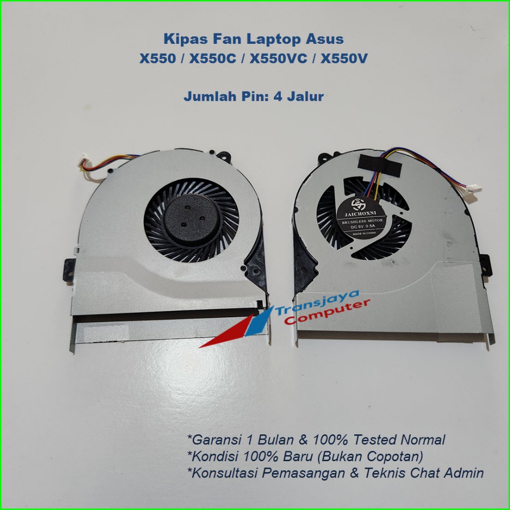 Asus X550 X550V X550C X550VC 4pin Laptop Processor Fan | Shopee Malaysia