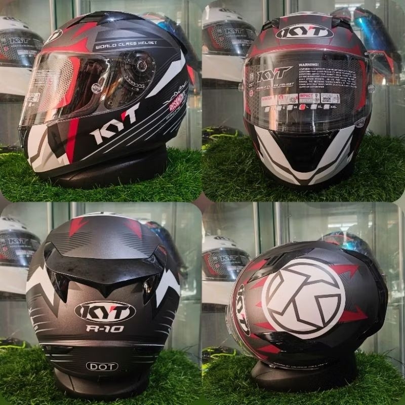 Kyt R10 RACE EDITION 3 MATT GUNMETAL ORIGINAL KYT | Shopee Malaysia