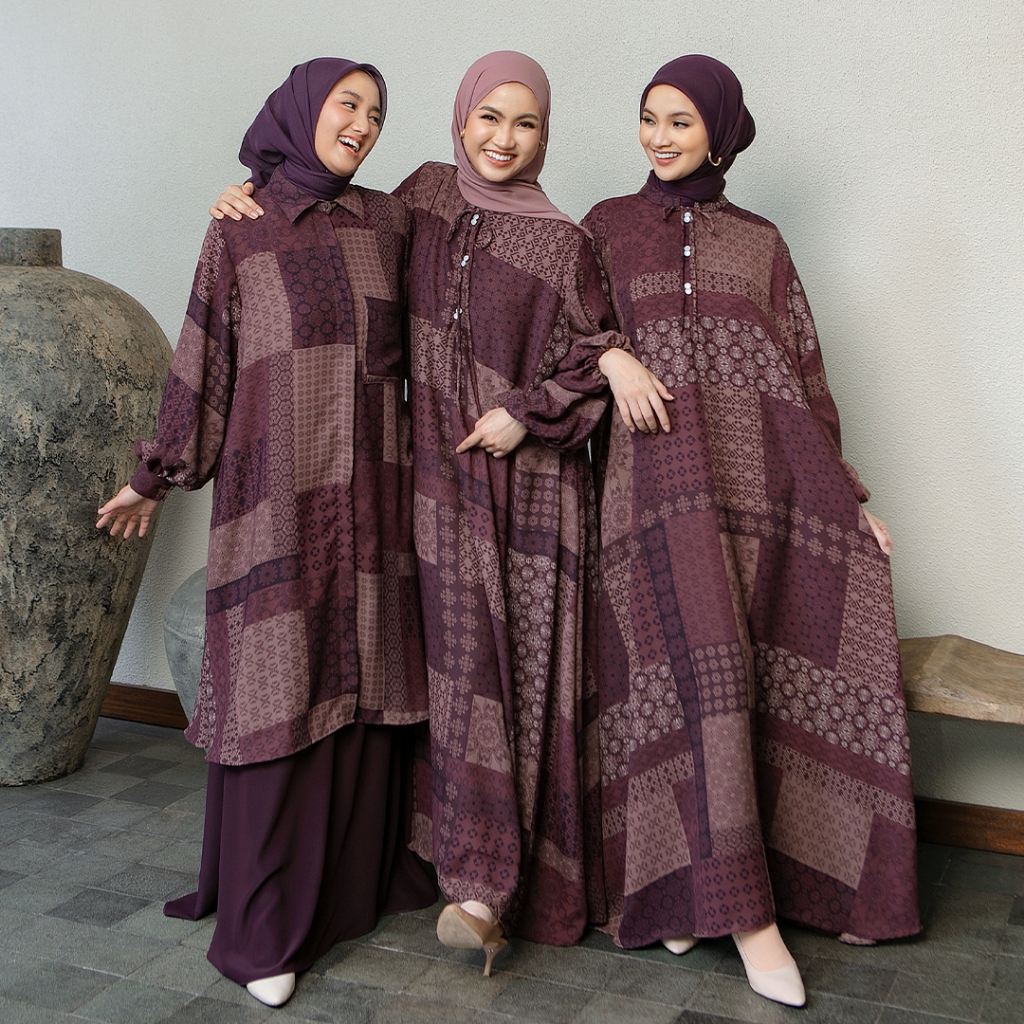 Lozy Hijab - Rania Tunic & Dress (Tunic Dress Abaya Pattern) | Shopee ...