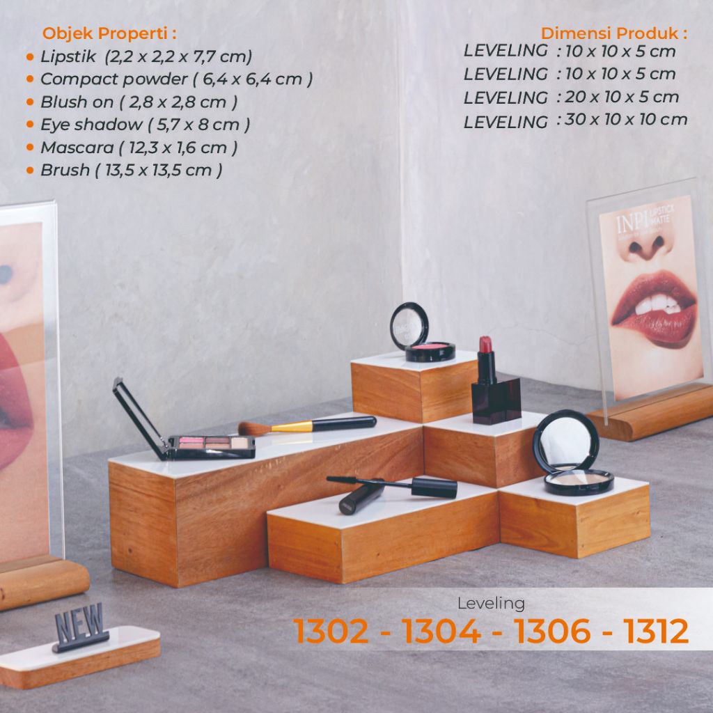 Podium Display Set For Make Up - Inpihouse | Shopee Malaysia