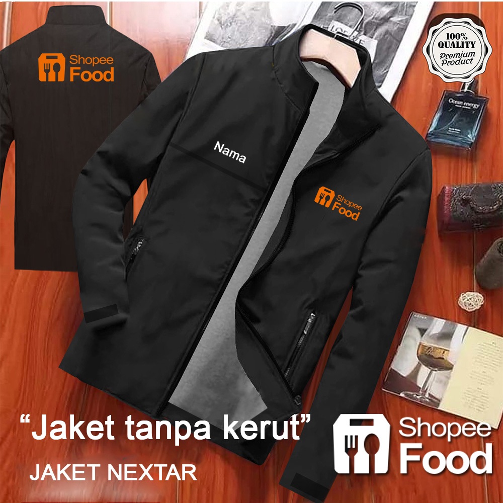 SHOPEE FOOD DRIVER JACKET without wrinkles on the wrist and waist ...