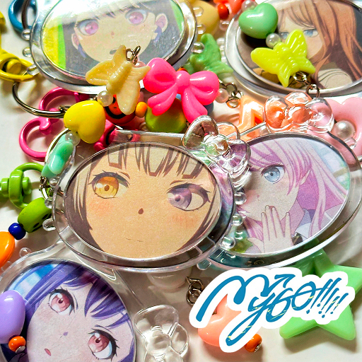 GANTUNGAN Bandori: mygo!!!!! Candy kitty keychains bang dream key chain ...