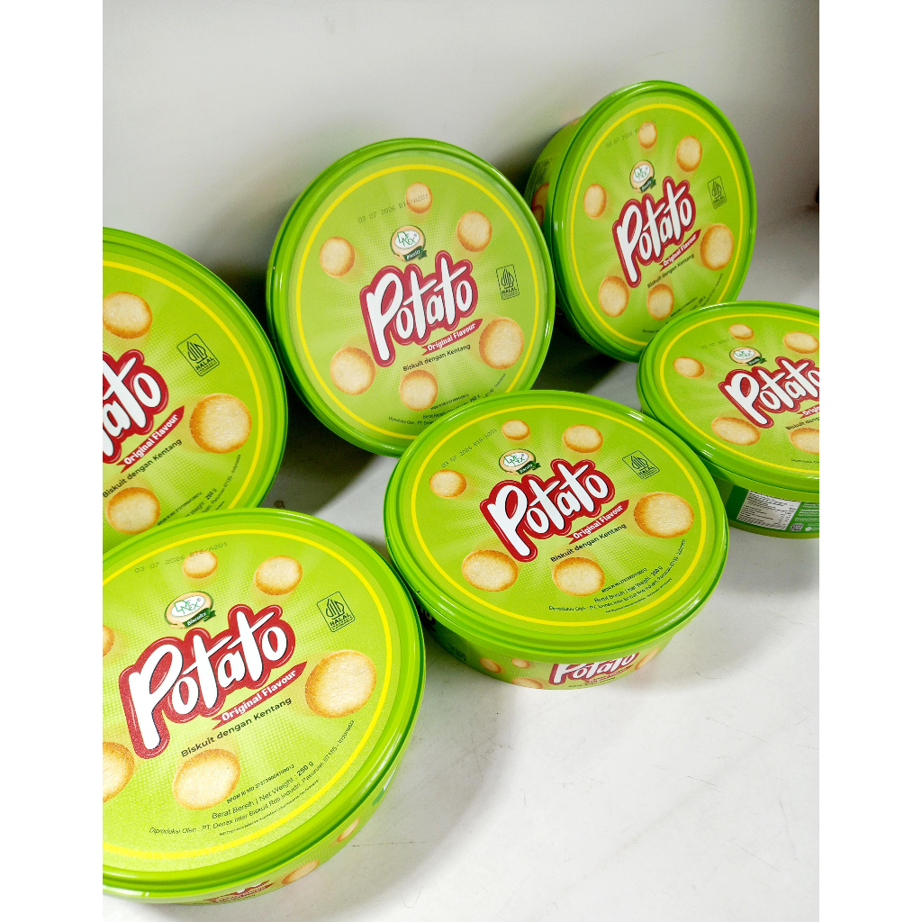 Denex POTATO ORIGINAL FLAVOR 250 GRAM 1 CARTON CONTAINS 6 PCS | Shopee ...