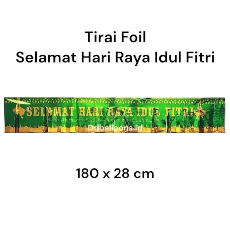 Eid UL FITRI TASSEL CURTAIN, HAPPY EID UL FITRI, HAPPY EID DAY, FOIL ...