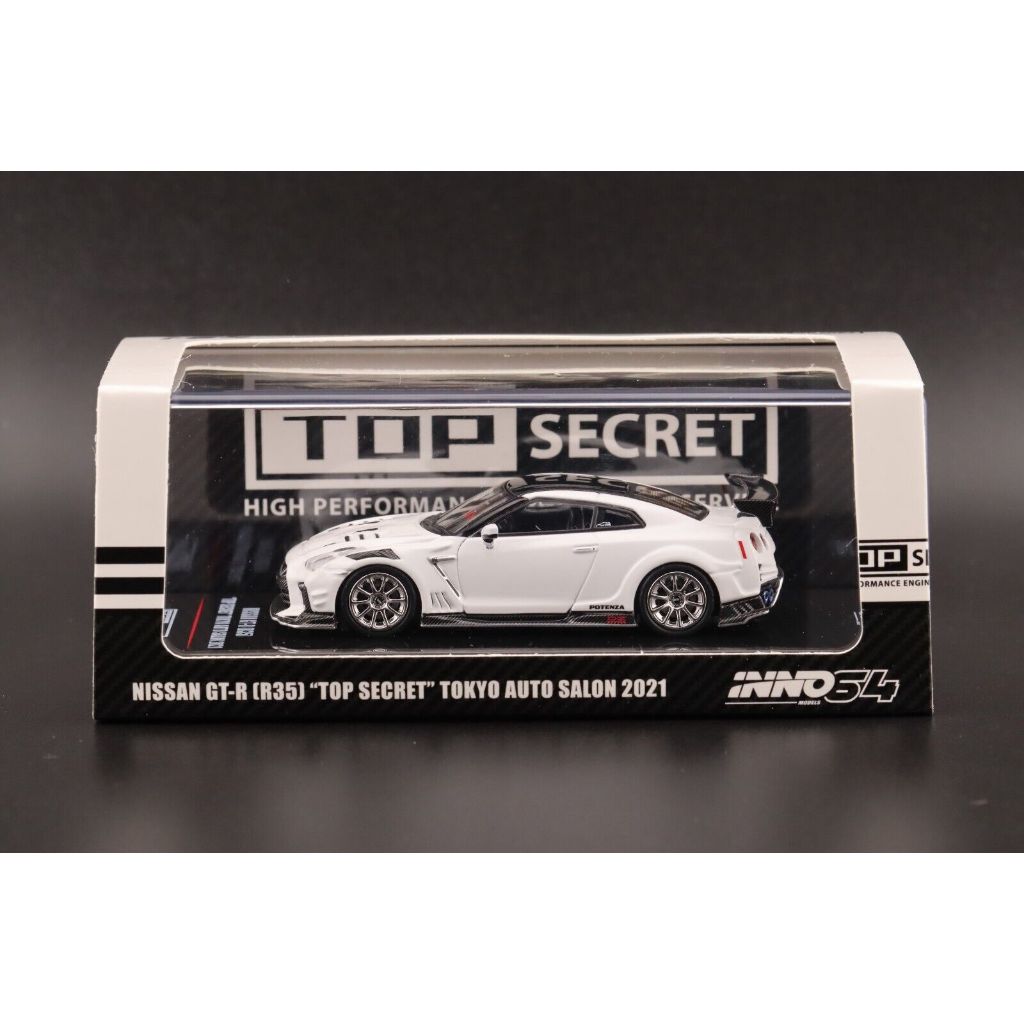 Inno64 1:64 NISSAN GT-R (R35) "TOP SECRET" Tokyo Auto Salon 2021 ...