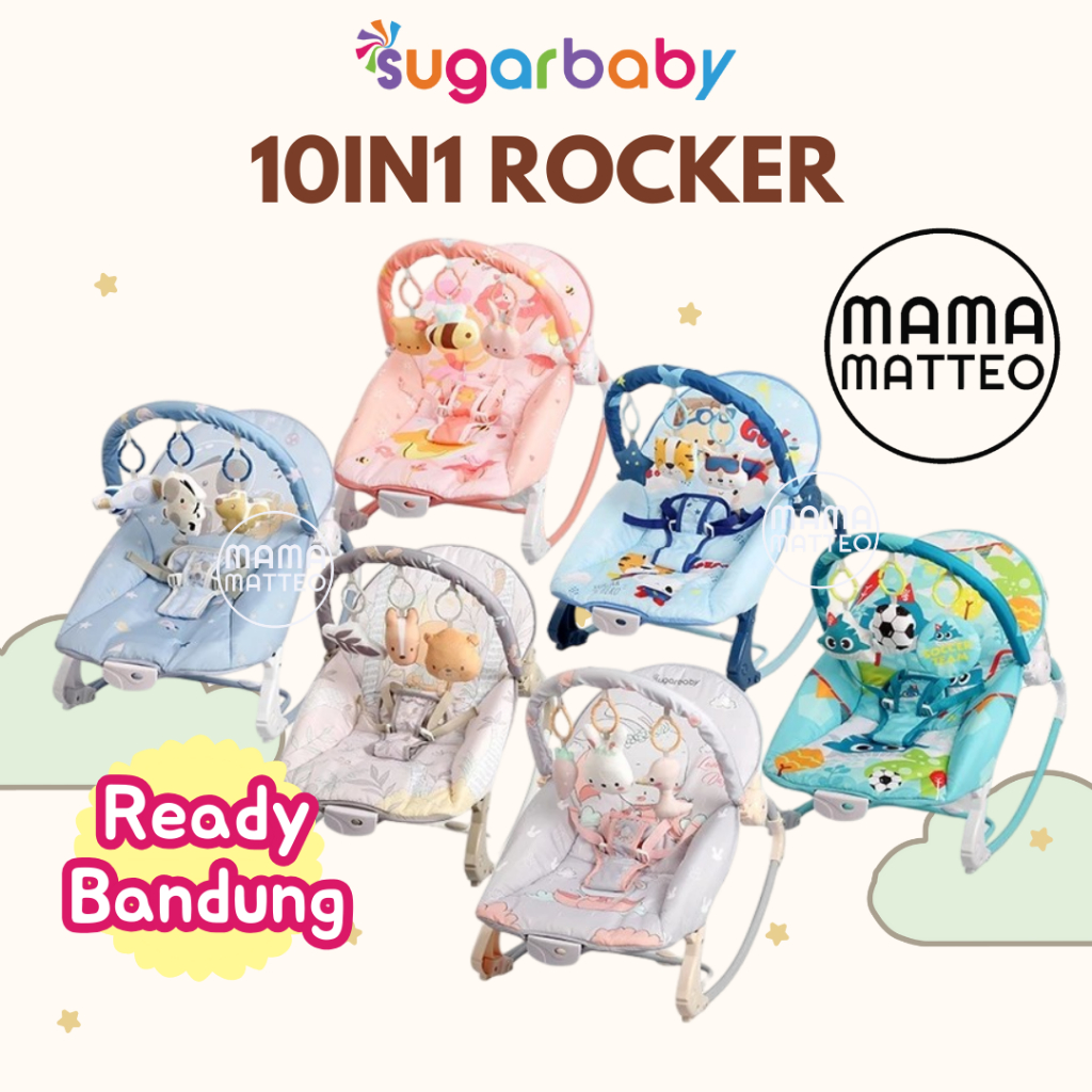 Sugar BABY 10in1 Premium Rocker / Swing Rocking Chair BABY Bouncer ...