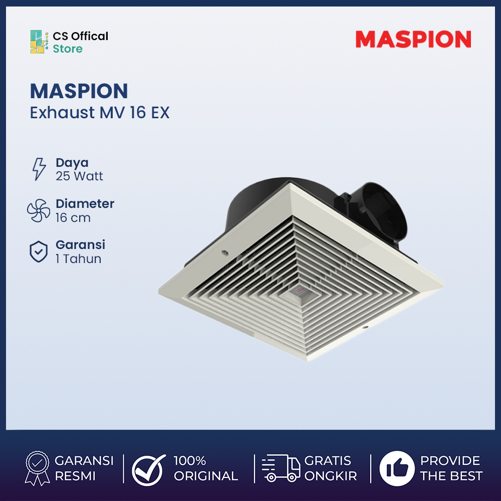 Maspion Ventilating Exhaust Fan 4 Inch Fan MV-16 EX | Shopee Malaysia