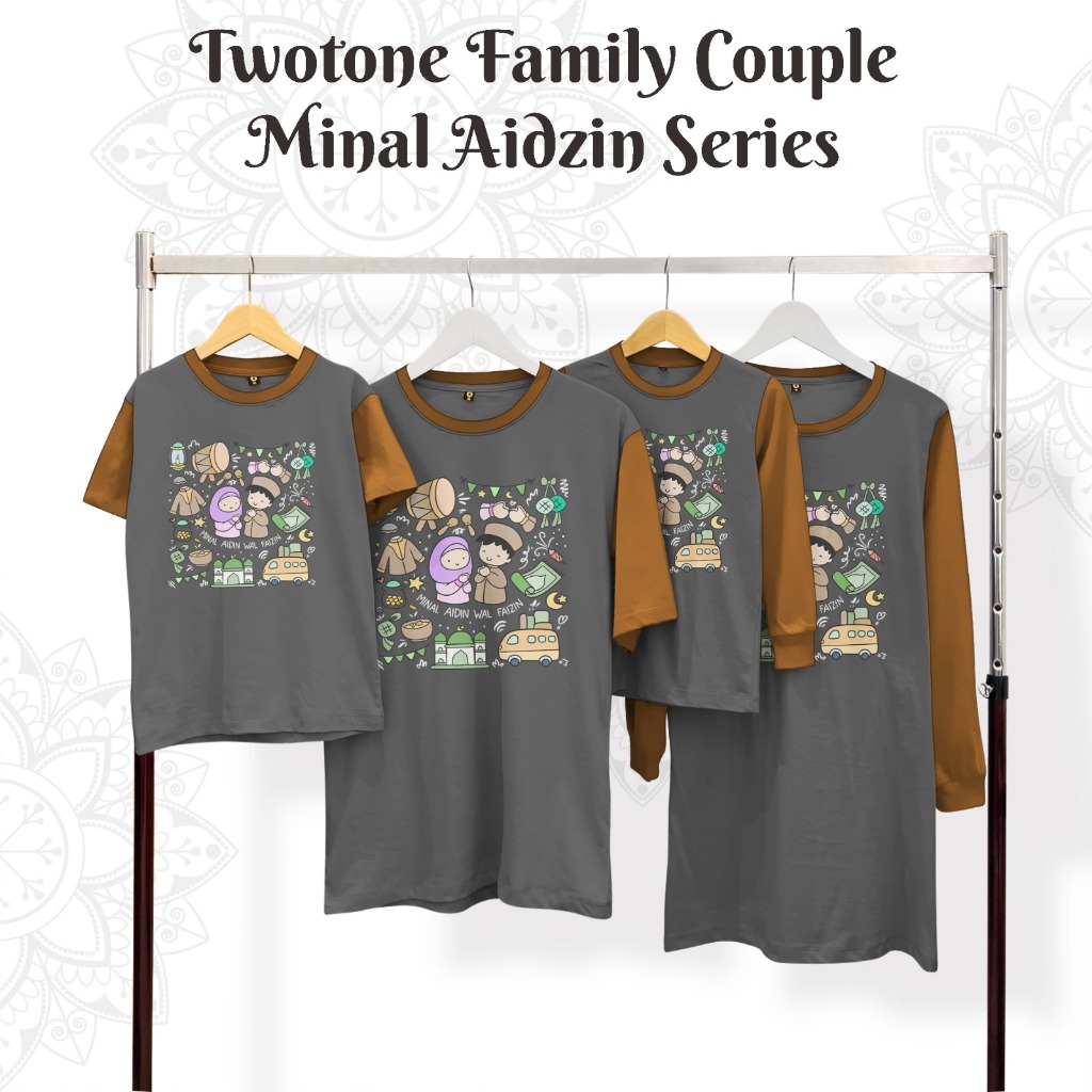 Ikidsyou Twotone Family Couple Children Adults Motif MNAL AIDIN WAL ...