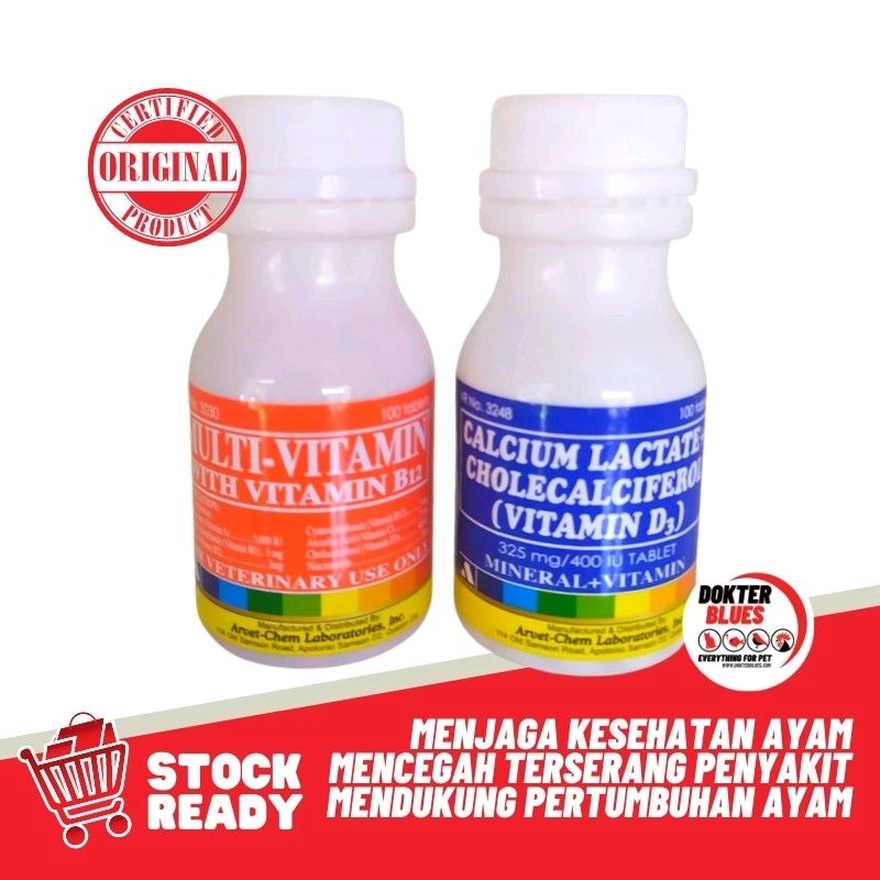 MULTIVITAMIN & CALCIUM LACTATE Package for Bangkok Chickens ...