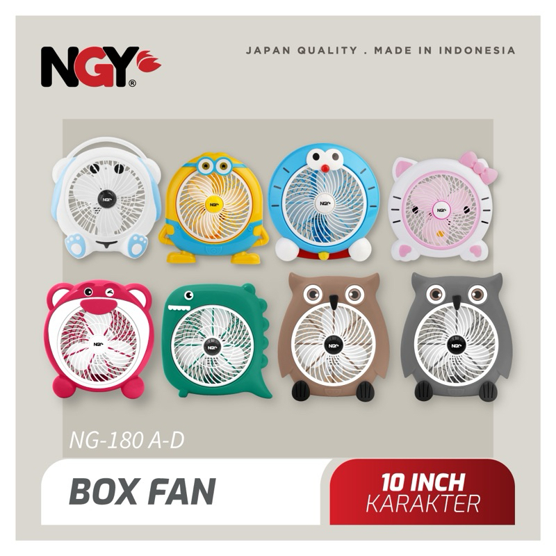 NAGOYA DESK FAN 10" / 10IN CHARACTER TABLE FAN / 10 INCH ELECTRIC ...