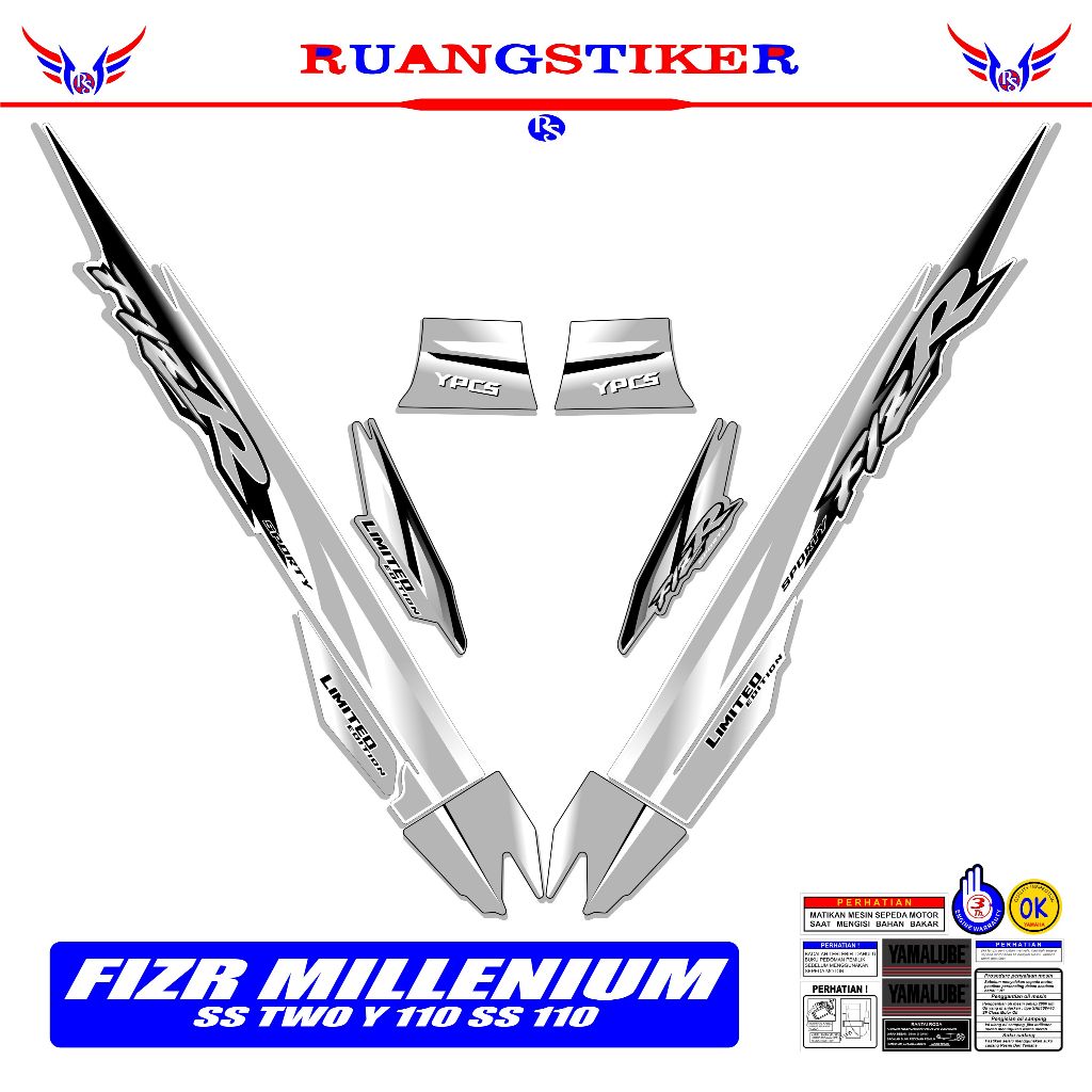 Striping F1zr Motif 32 / Fiz R / Sticker Fizr / Z / Ss Two / Y110 / Ss ...