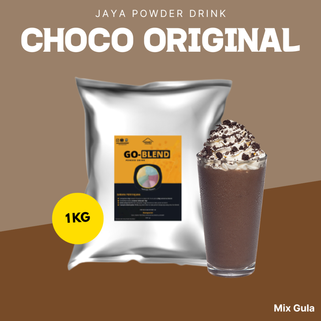 ORIGINAL CHOCO Flavored drink powder 1Kg / ORIGINAL CHOCOLATE Flavored ...