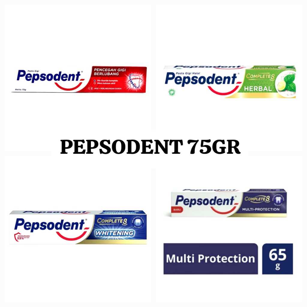 Pepsodent TOOTHPASTE DENTAL CARE WITH HOLES | Multi PROTECTION 75GR ...