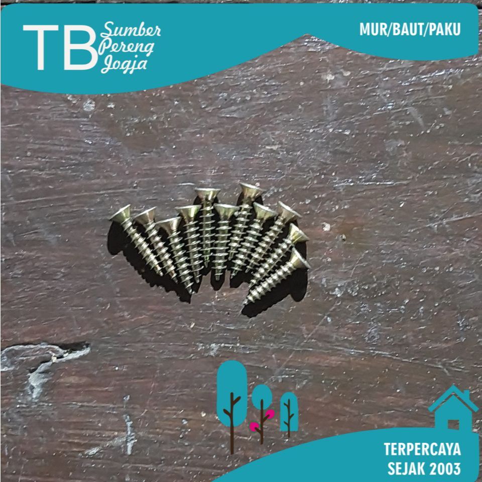 Brass Ceiling board Grc Screw 6 x 1 Inch Length 2 Cm Plus Screwdriver ...