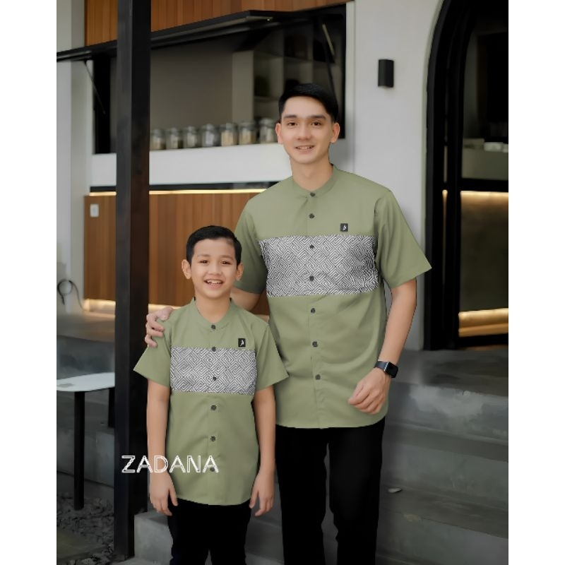 HIJAU KATUN Radha - (NEW 2025) KOKO COUPLE PLAIN BAJU BATIK COTTON ...