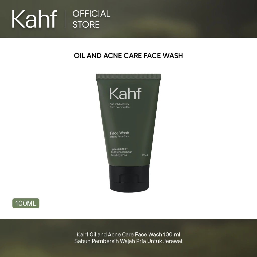 Kahf Oil and Acne Care Face Wash 100 ml | Men's Facial Soap | Shopee ...