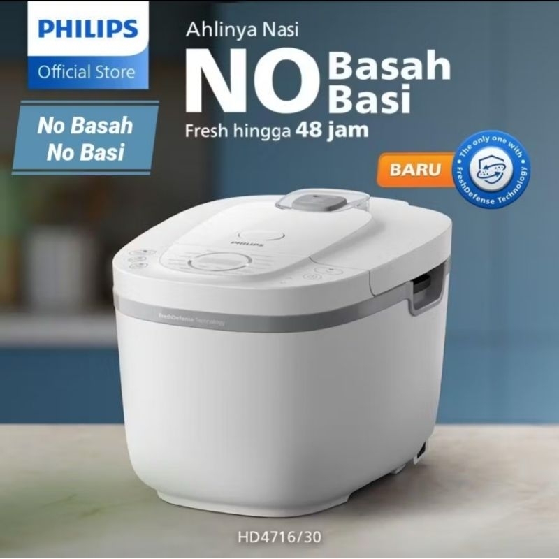 Philips Digital Rice cooker 1.8 liter HD4716 / HD4712 400 Watt | Shopee ...