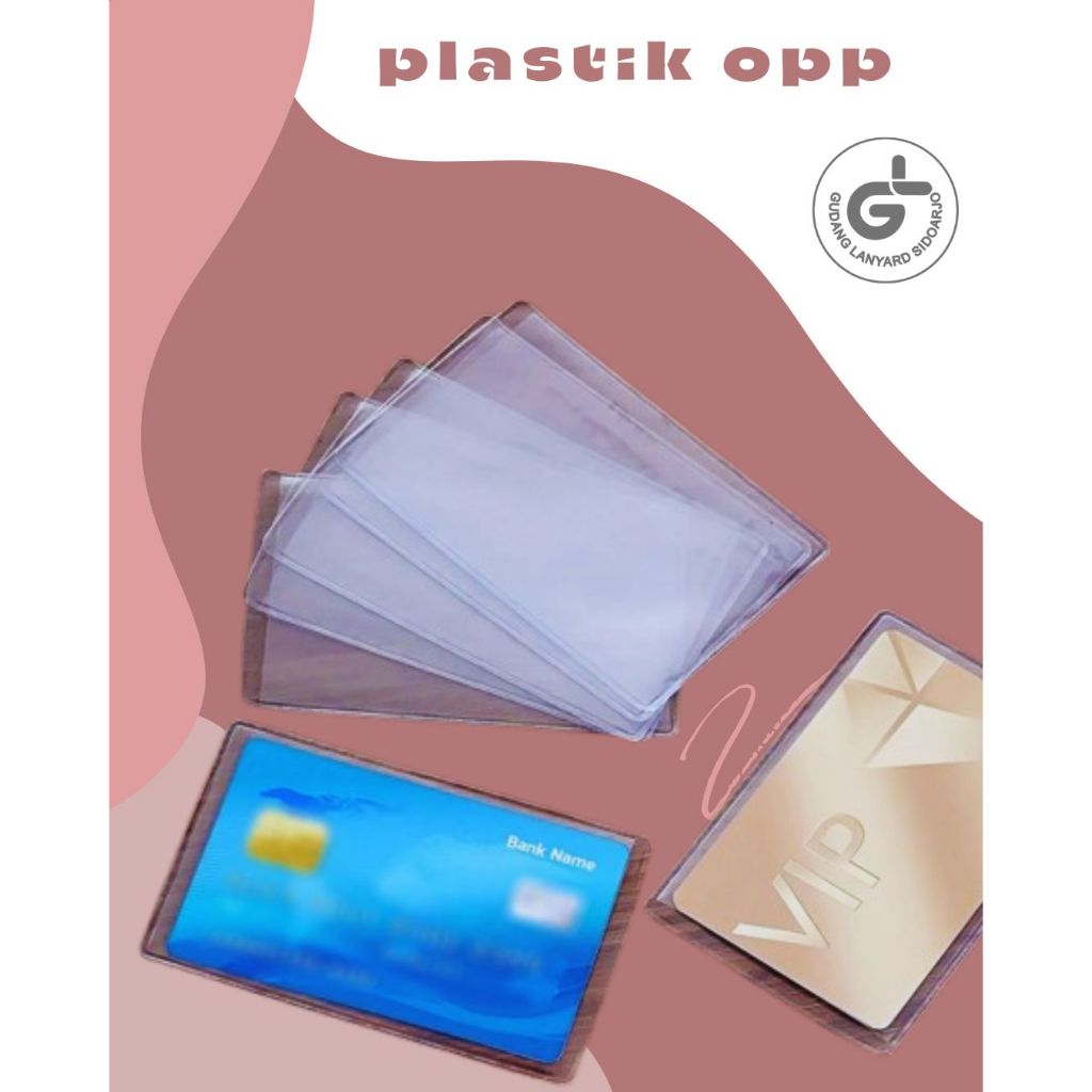 OPP Plastic Id Card Wrapping Name Tag Size K TP A TM standard Retail ...